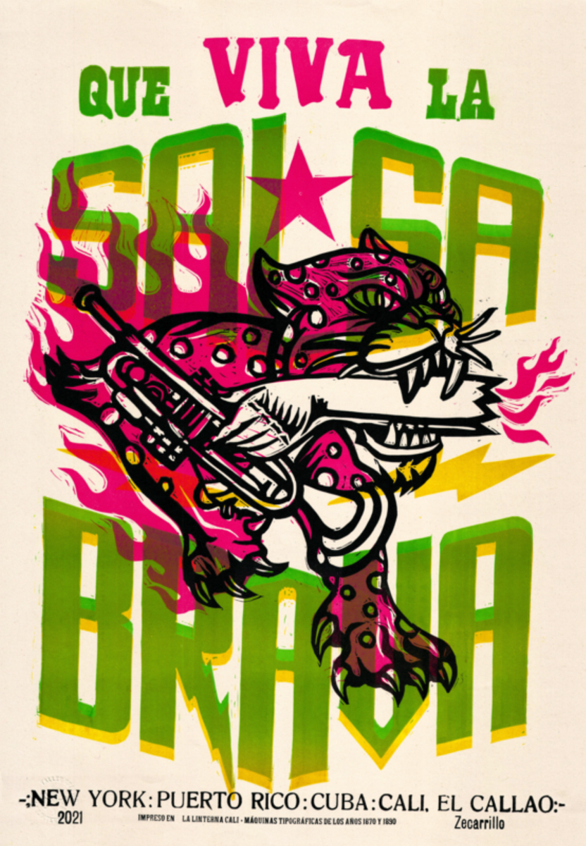 Poster La Linterna - Que Viva La Salsa Brava (Sin Enmarcar) – Longplay