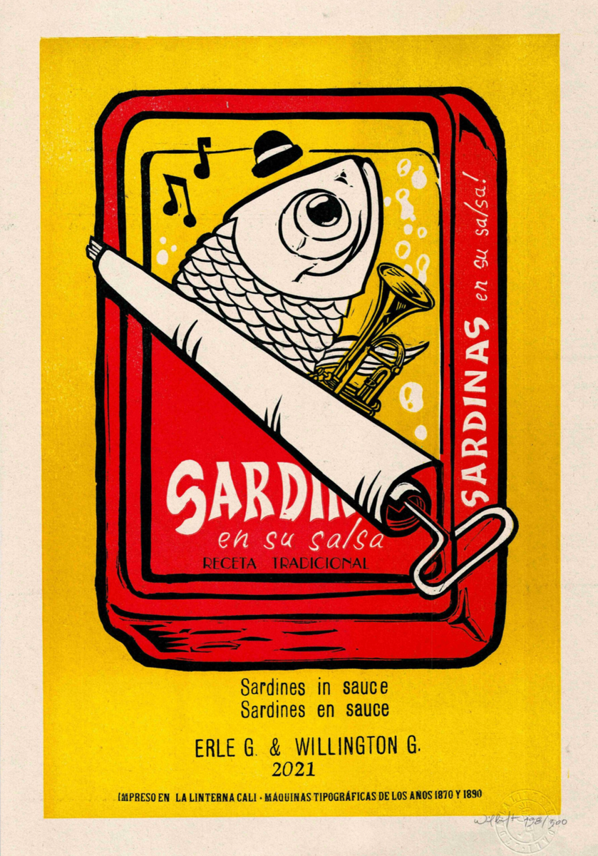 Poster La Linterna - Sardinas En Su Salsa (Sin Enmarcar) – Longplay